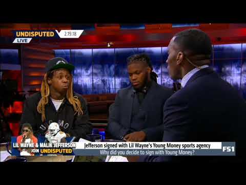 Jefferson signed with Lil Wayne's Young Money sports agency