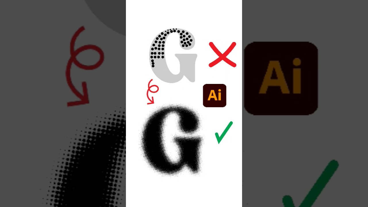 How to Create a Halftone Effect in Adobe Illustrator | Quick & Easy Tutorial