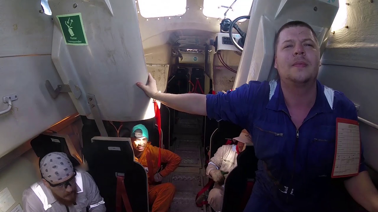 Free Fall Lifeboat Launching (FFLB) from inside