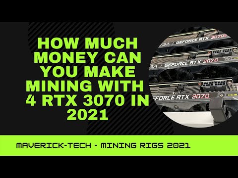 4GPU Mining rig RTX 3070 | ROI calculator | Ethereum mining