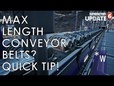 Steam Community :: Video :: SATISFACTORY Max Conveyors Belt Length TIPS ...