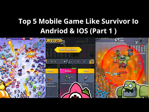 "Top 5 Mobile Games Like Survivor.io (Part 1) | Android & iOS | Battle for Survival Unleashed!"