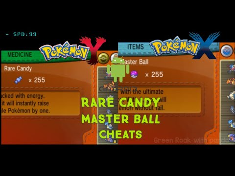 Pokemon X, Y Cheats Master ball cheats and rare candy Cheats link in description 👇👇