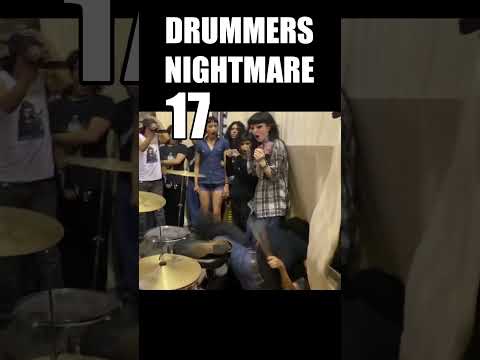 Drummers nightmare 17 #drummer #drums #drumming
