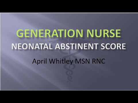 Neonatal Abstinence Score