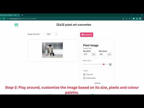 32x32 Pixel Art Converter Tutorial