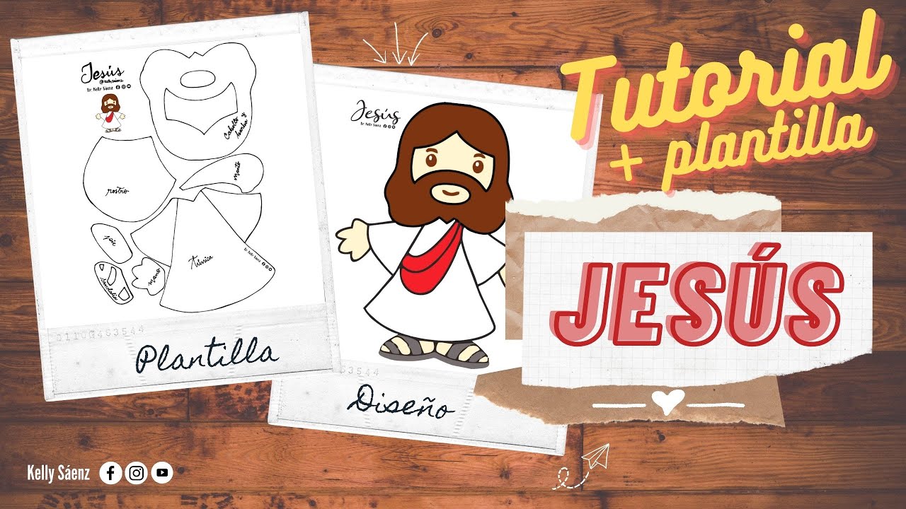 Tutorial + Templates | Foam Jesus | Kelly Sáenz