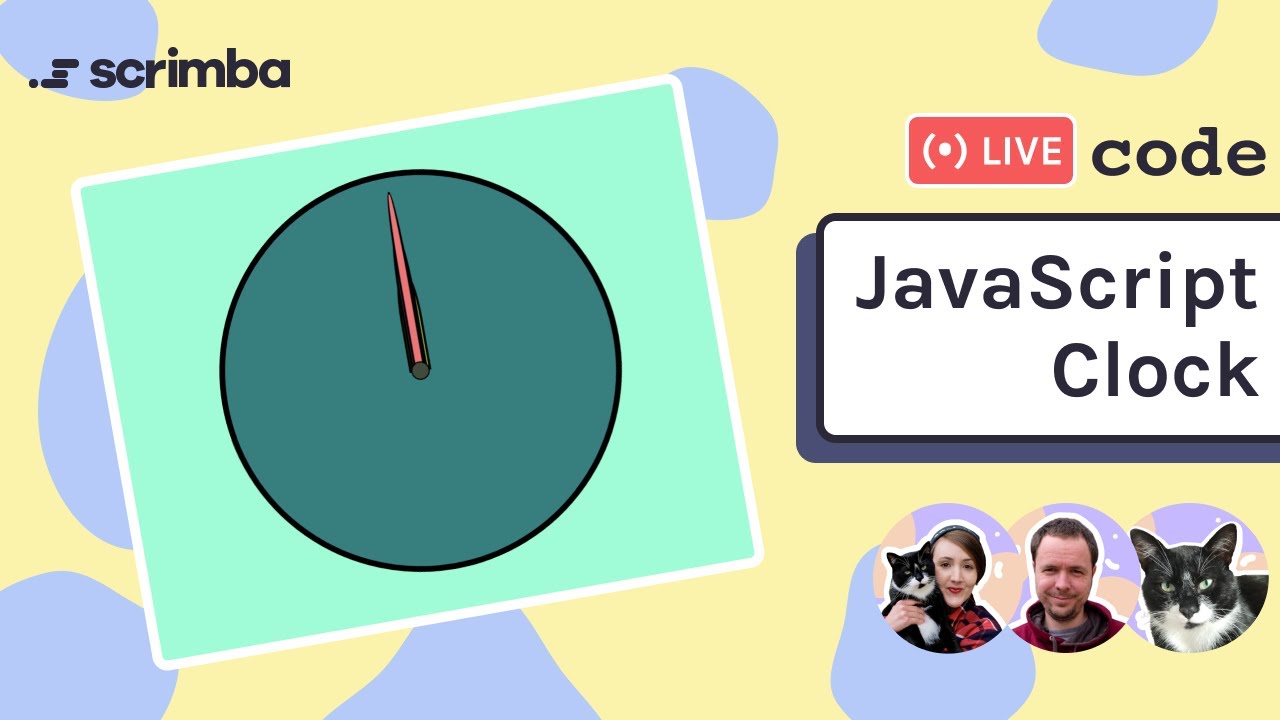 Live-code a JavaScript analog clock with us | HTML | CSS | JavaScript
