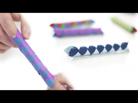 How to make a CHINESE FINGER TRAP!
