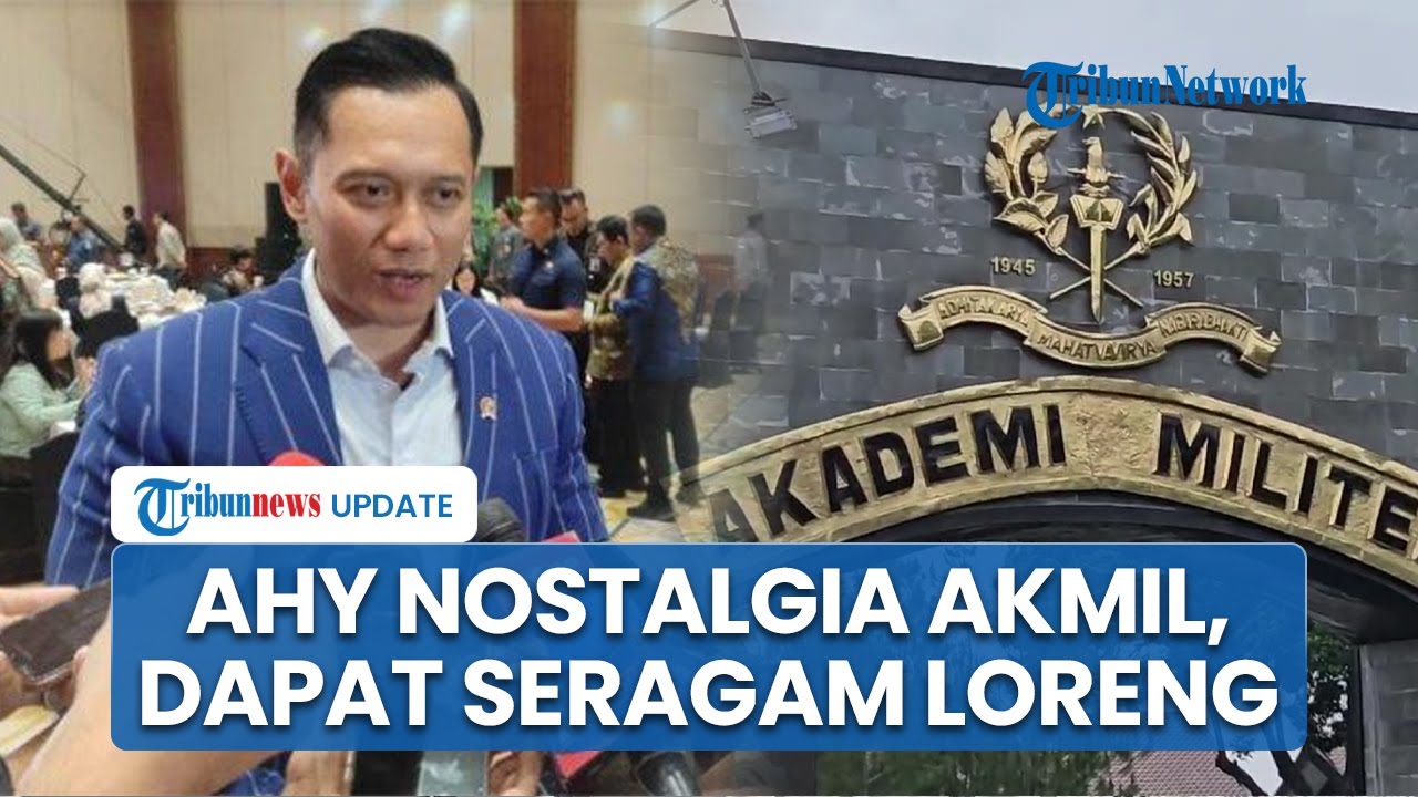 AHY Kaget Dapat Seragam Loreng untuk Pembekalan Menteri di Akmil ...