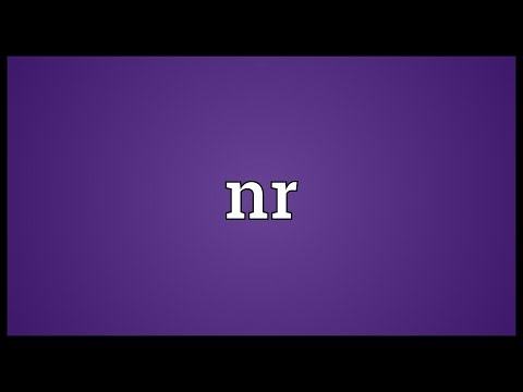 Nr Meaning