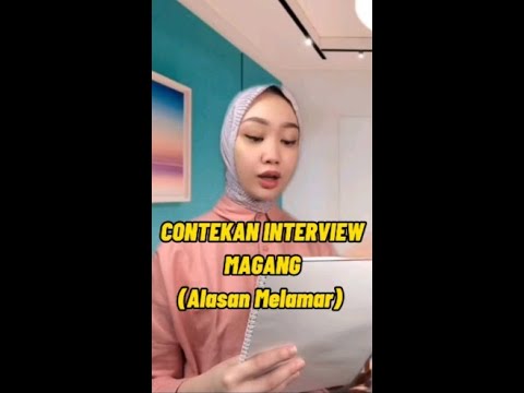 Contekan Interview Magang (Alasan Melamar) #Short #tipsmagang #tipskerja #BUMN #trikmagang #trik