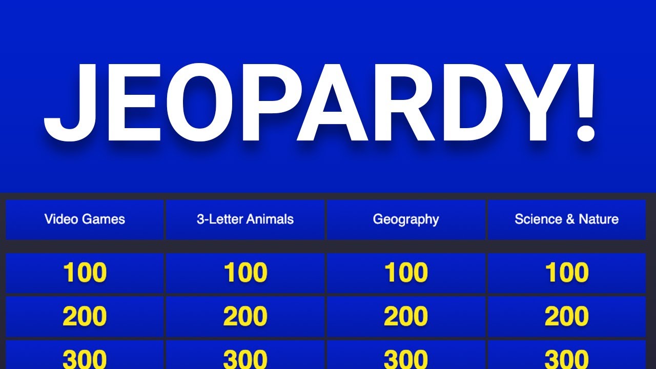 Build a Jeopardy game in JavaScript! (Coding Tutorial)