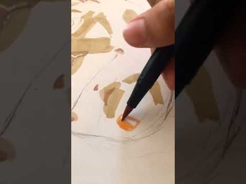 Abstract Portrait | #shorts #art