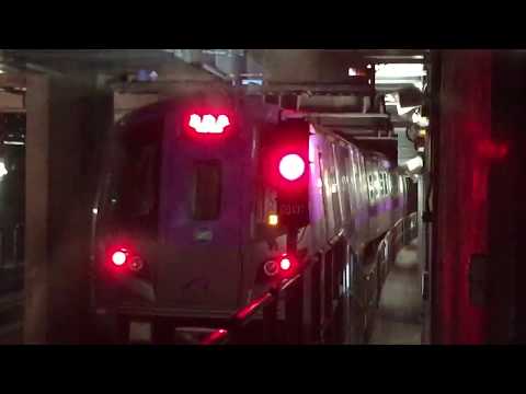 Taoyuan Airport MRT (Express) train departing Taipei Main Station