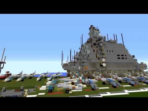 project 1153 Orel aircraft carrier Minecraft Map