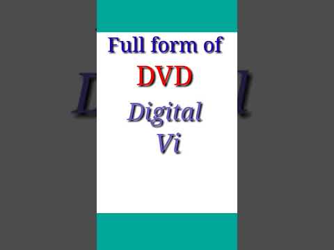 DVD Full Form in Hindi #fullfrom computerfullforms #education