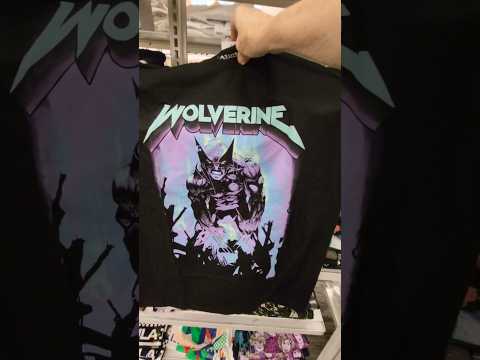 WOLVERINE BLACK GRAPHIC T-SHIRT $14.00 - X-MEN MARVEL FASHION CHARACTER - GREAT GIFT IDEAS