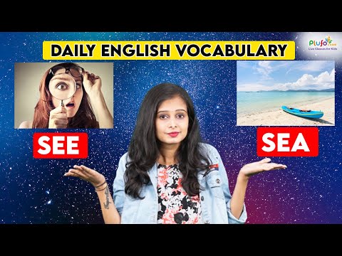 Homophones - Sea & See || Common confusing words in English #homophone #homonyms #vocabulary
