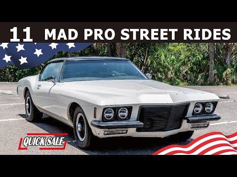 11 Mad Pro Street Rides Available Now – Raw Horsepower & Collector’s Picks!