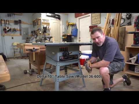 Replacing Belt and Brushes on Delta Table Saw