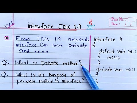 Learn Interface JDK 1 9 in Java | private method in interface Java - Mind Luster