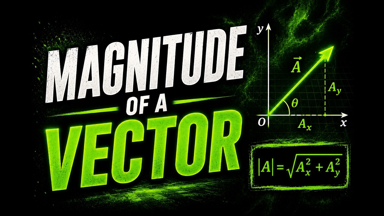 Vector Magnitude Formula Explained in 3 Minutes