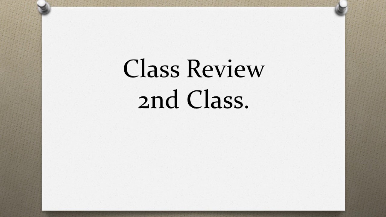 Class Review 2 pptx