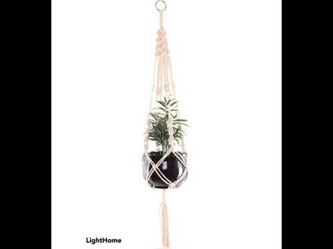 Macrame hanging plant holder