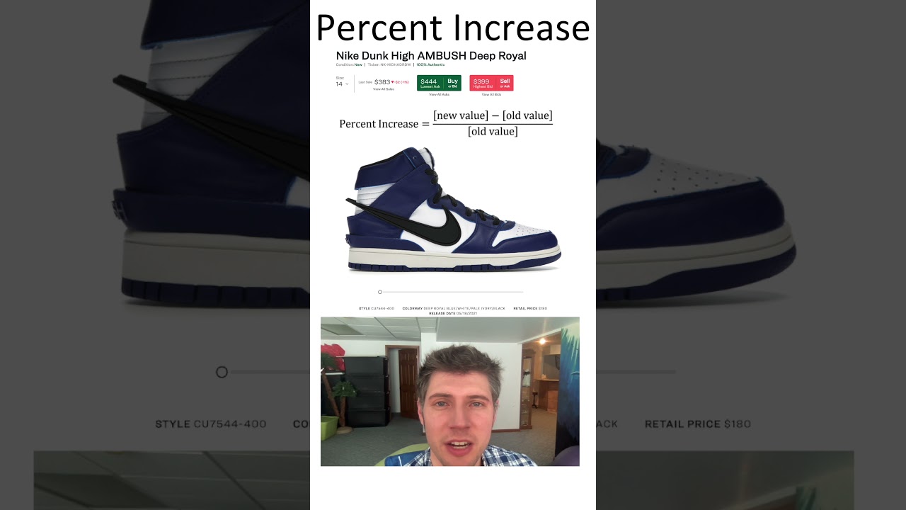 Percent Increase #Shorts