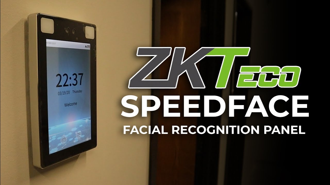 ZKTeco's SpeedFace Facial Recognition and Temperature Detection Panel for Access Control