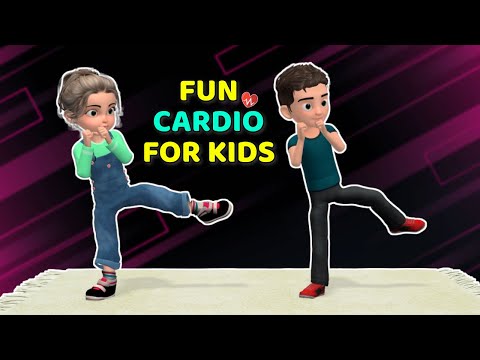 8-MINUTE SUPER FUN CARDIO WORKOUT FOR KIDS – NO REPEATS