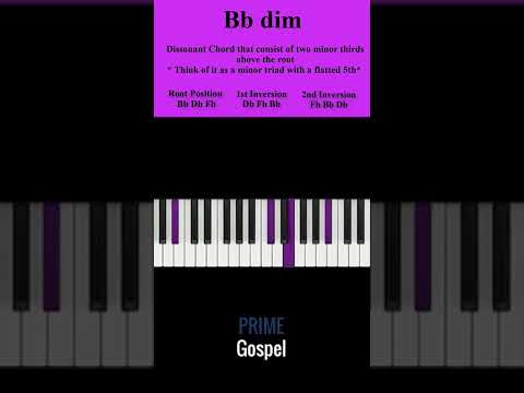 How to Play: Bb dim (Bb diminished)