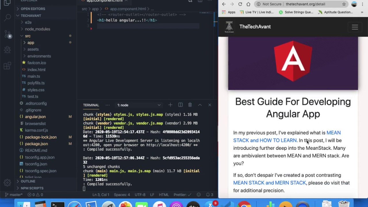 Create a basic login page in angular. Introduction to Routing and generating a component in Angular