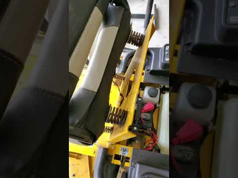 CHEAP DIY Suspension Seat For Your Lawn Mower