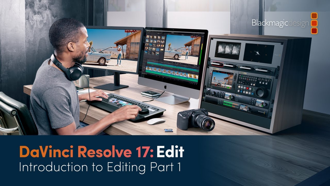 DaVinci Resolve 17 Edit Training - Introduction to Editing Part 1