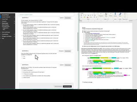 Introduction to Hypothesis Testing, part 2, R