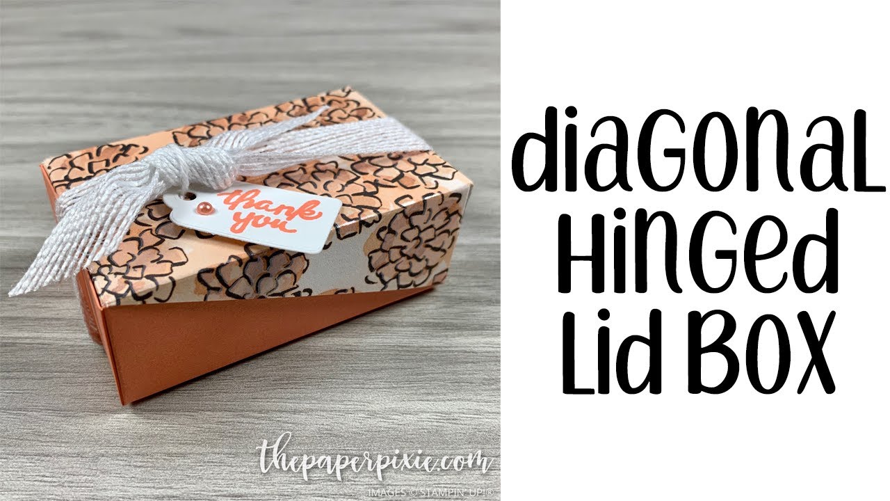 Diagonal Hinged-Lid Box Tutorial