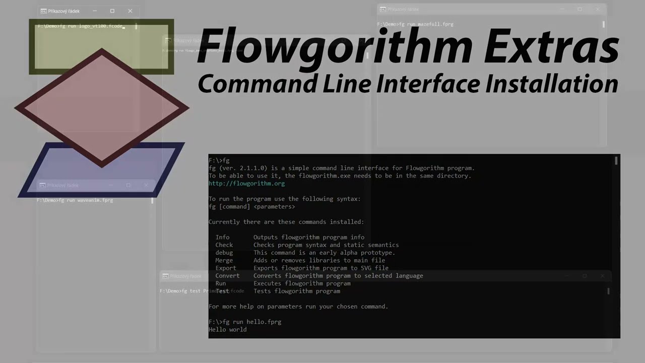 Flowgorithm Extras: 01 - Installing Command Line Interface