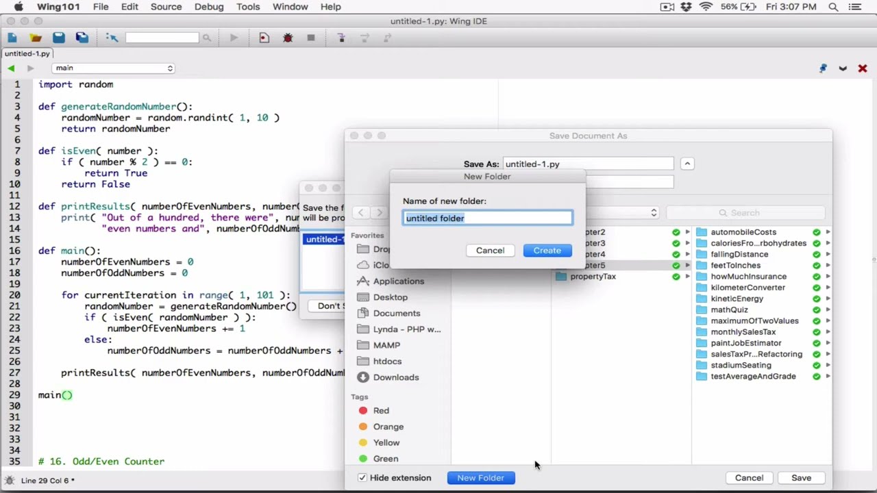 5.16. (Part 2) Odd/Even Counter - Python