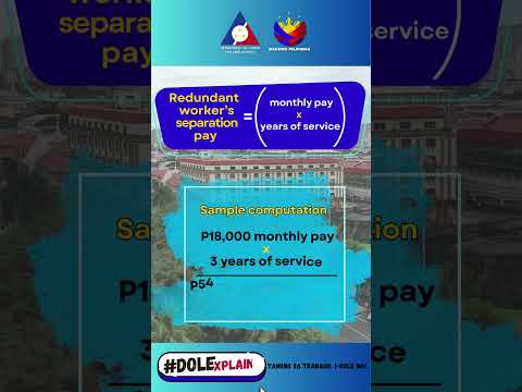 #DOLExplains: Paano kinukuwenta ang separation pay ng redundant na empleyado?