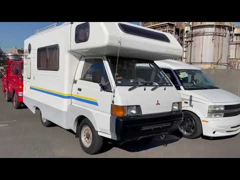1995 Mitsubishi Delica Truck RV JB500, 4WD turbo diesel 2.5L MT5 66,000mi RHD JDM
