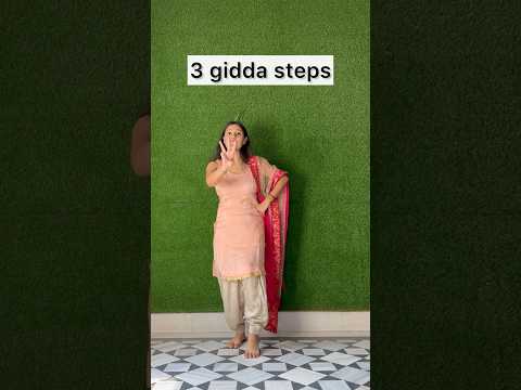 Easy gidda steps || #shorts