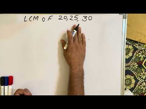 Lcm Of 20 25 30 By Prime Factorization | Lcm & Hcf | Hcf & Lcm | हिंदी में