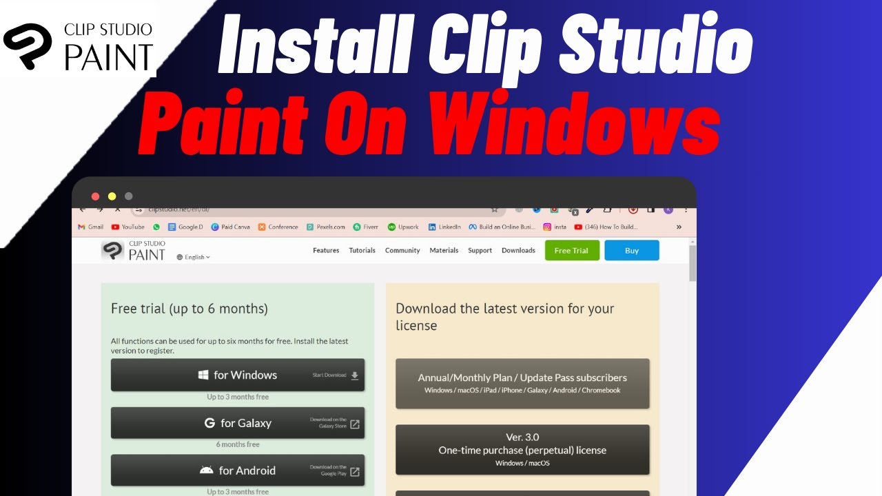 How To Download & Install Clip Studio Paint | Step By Step Guide