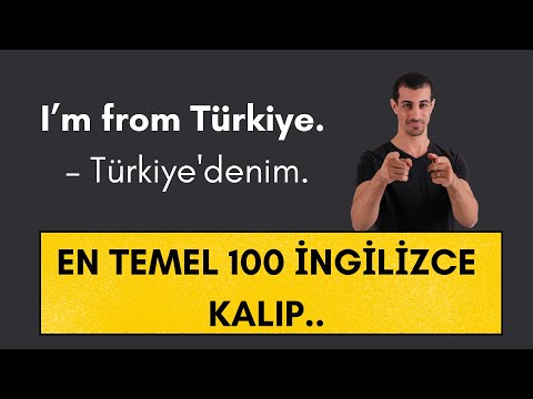 İngilizce Temel Kalıplar ve Türkçe Anlamları | 100 Most Useful English Phrases for Beginners