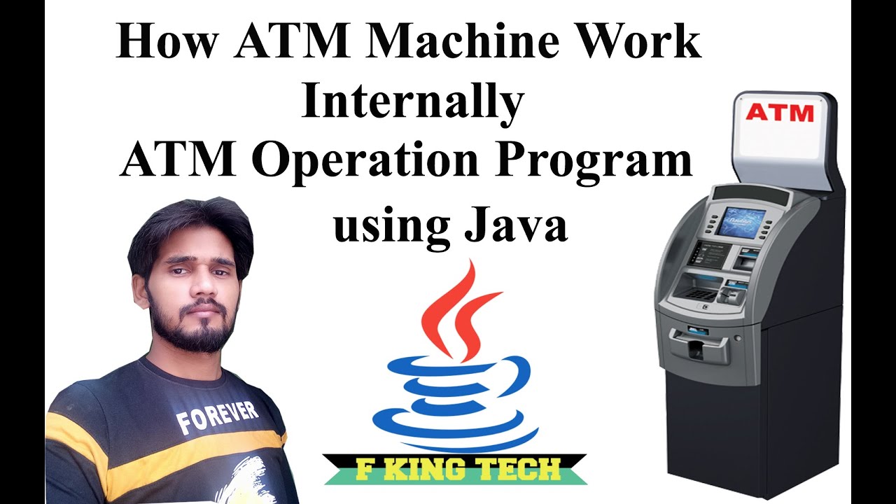 ATM Machine Operation Using Java | Learn Java Program for Beginner