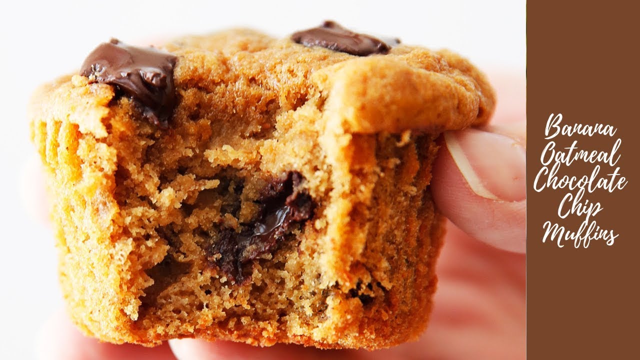 Banana Oatmeal Chocolate Chip Muffin (Nut-Free & Gluten-Free)