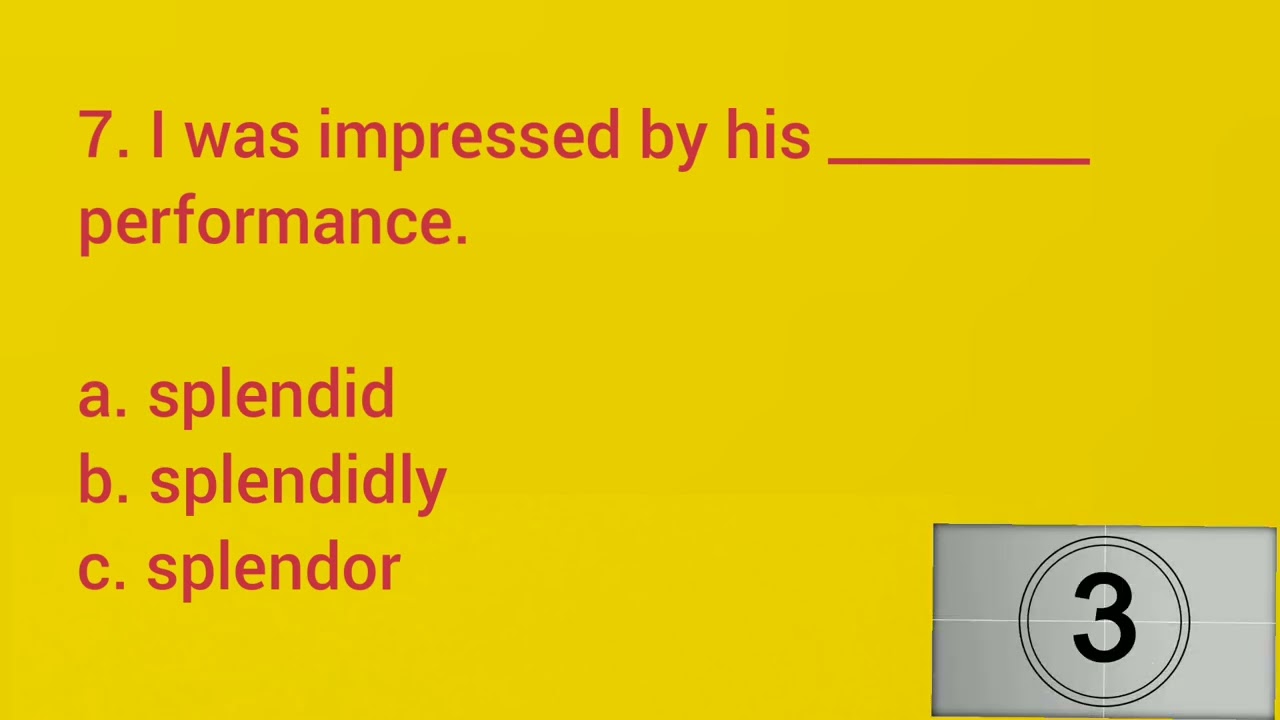 Sentence Completion Exercise || Grammar Quiz