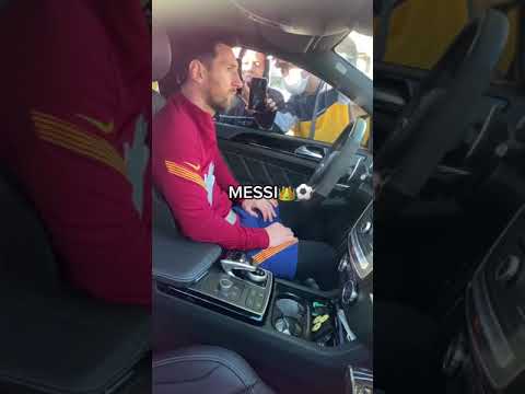 Lionel Messi in His Car #Shorts
